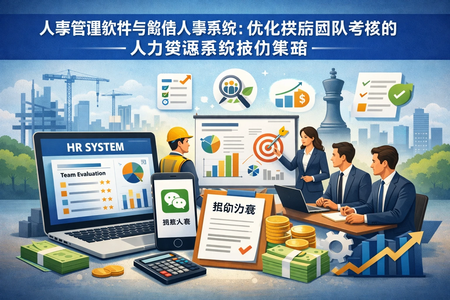 人事管理软件与微信人事系统：优化投标团队考核的人力资源系统报价策略 | i人事-智能一体化HR系统